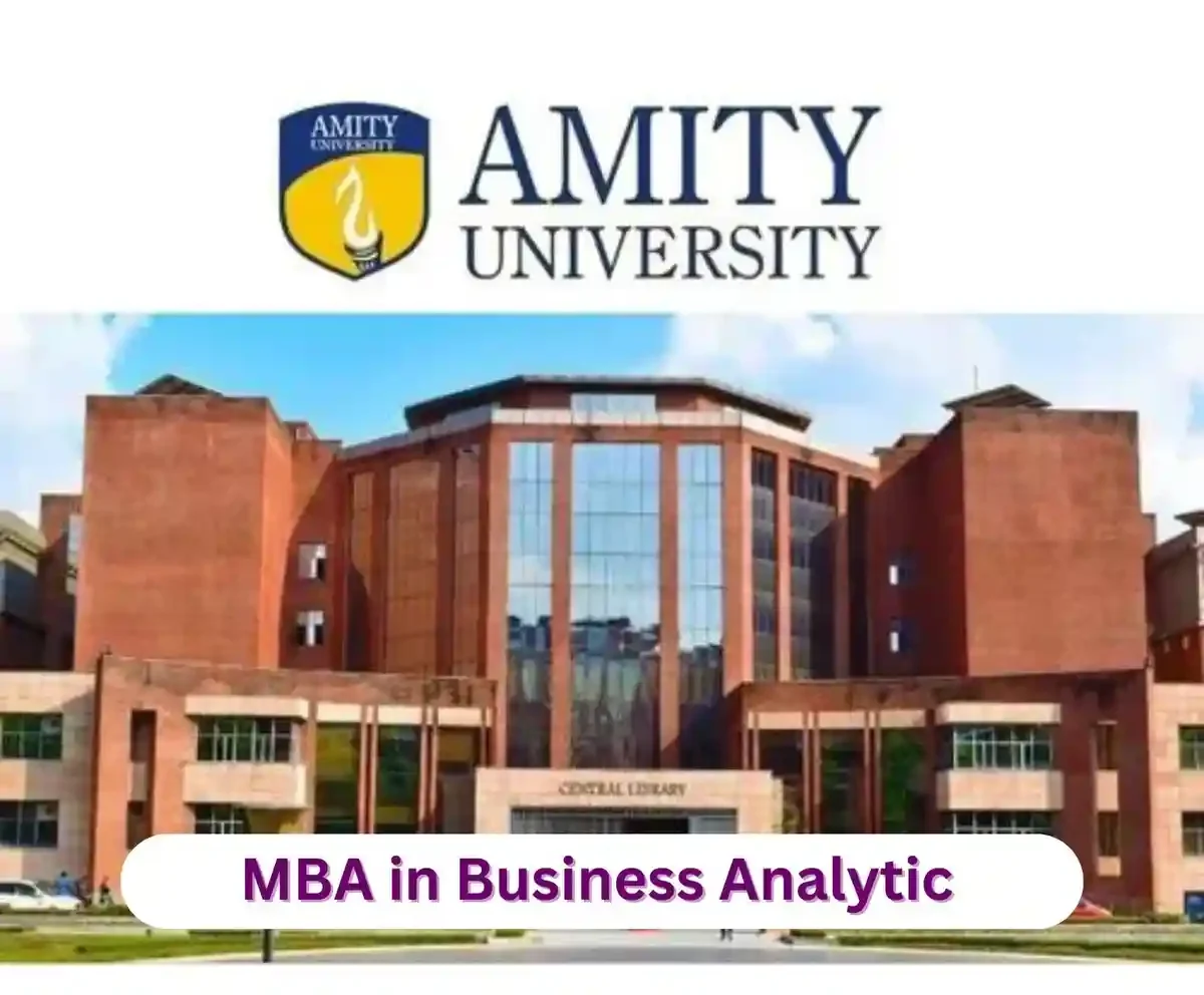 Amity Online MBA Program in Business Analytics